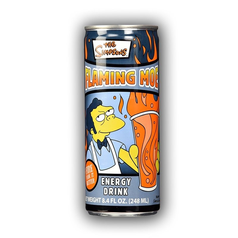 The Simpsons Moe Flaming hot Energy Drink