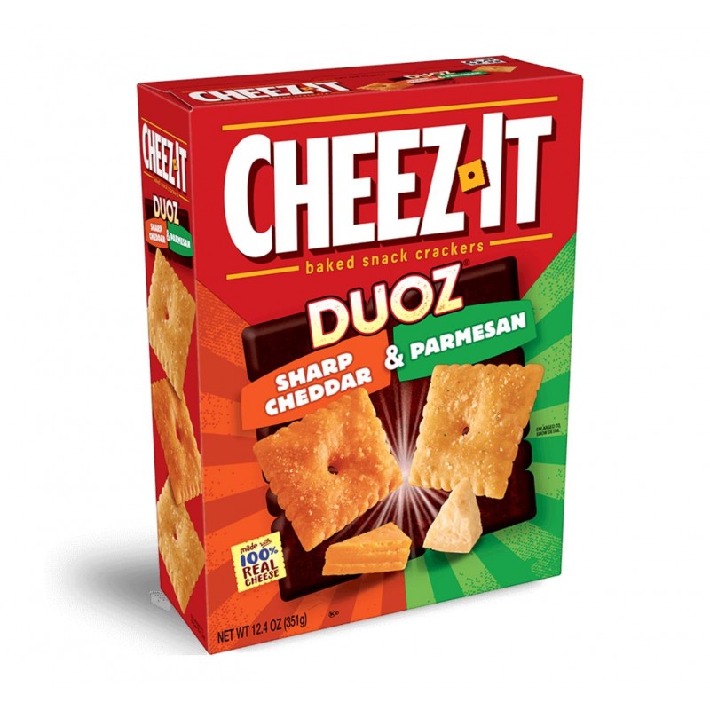 Comprare Cheez-It Duoz Sharp Cheddar & Parmesan - Cibo USA
