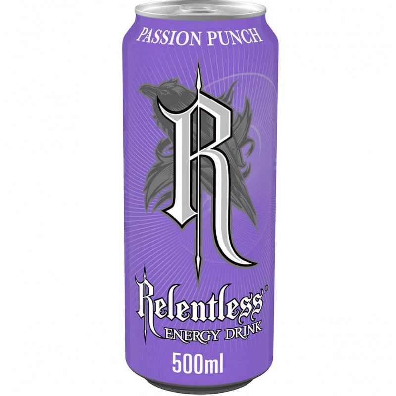 Comprare Relentless Energy Drink Passion Punch - CiboUSA